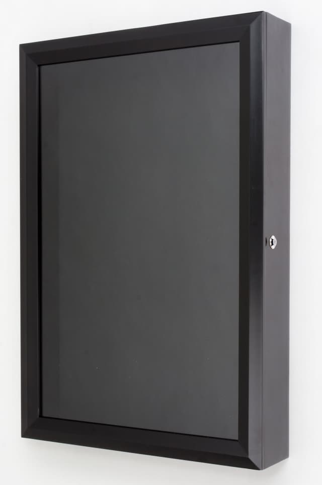 Military Shadow Box for Veteran’s Medals & Awards - Locking Swing Door ...