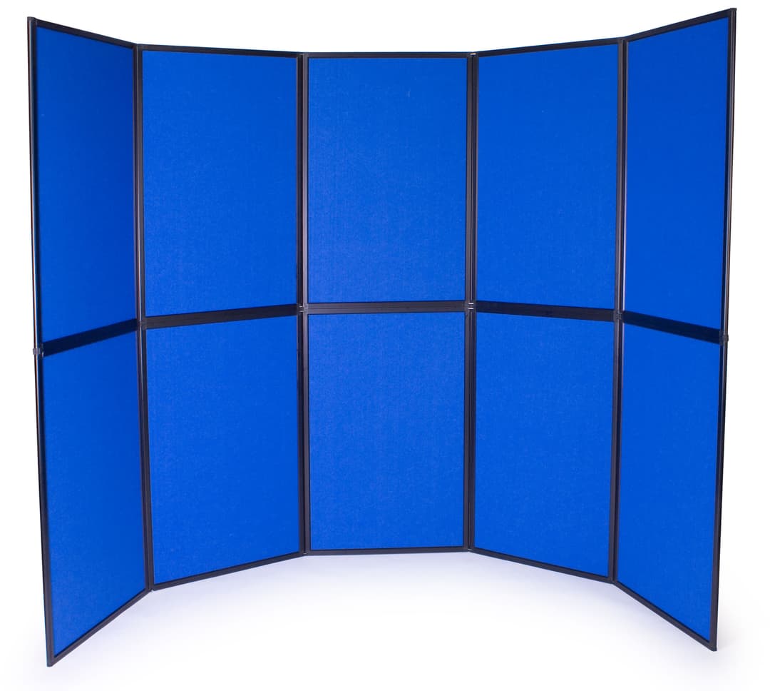 Folding Exhibition Board | Folding Trade Show Displays, 10 Panels ...