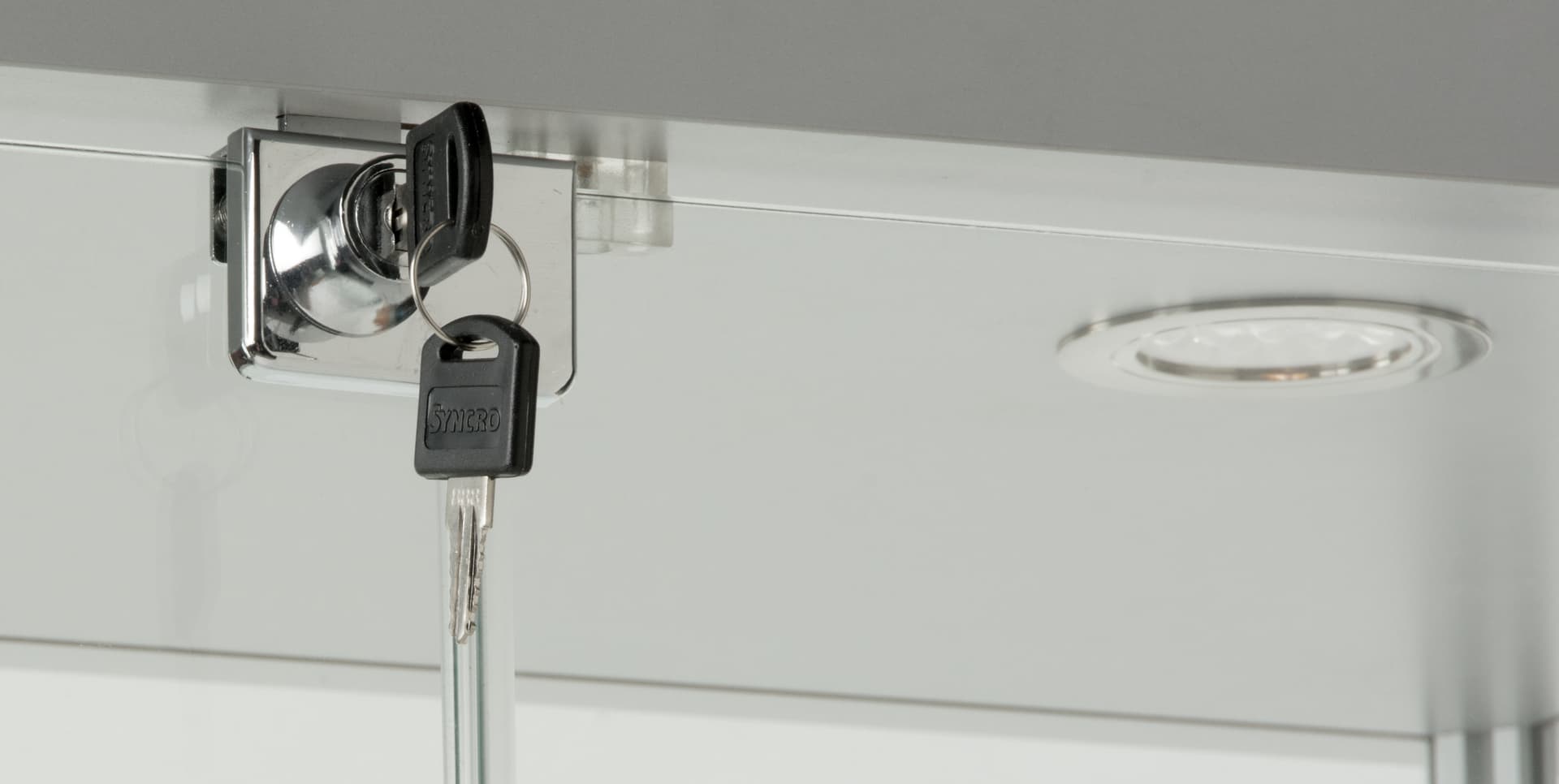 Glass Showcase | Adjustable Shelves & Recessed Lighting | Displays2Go