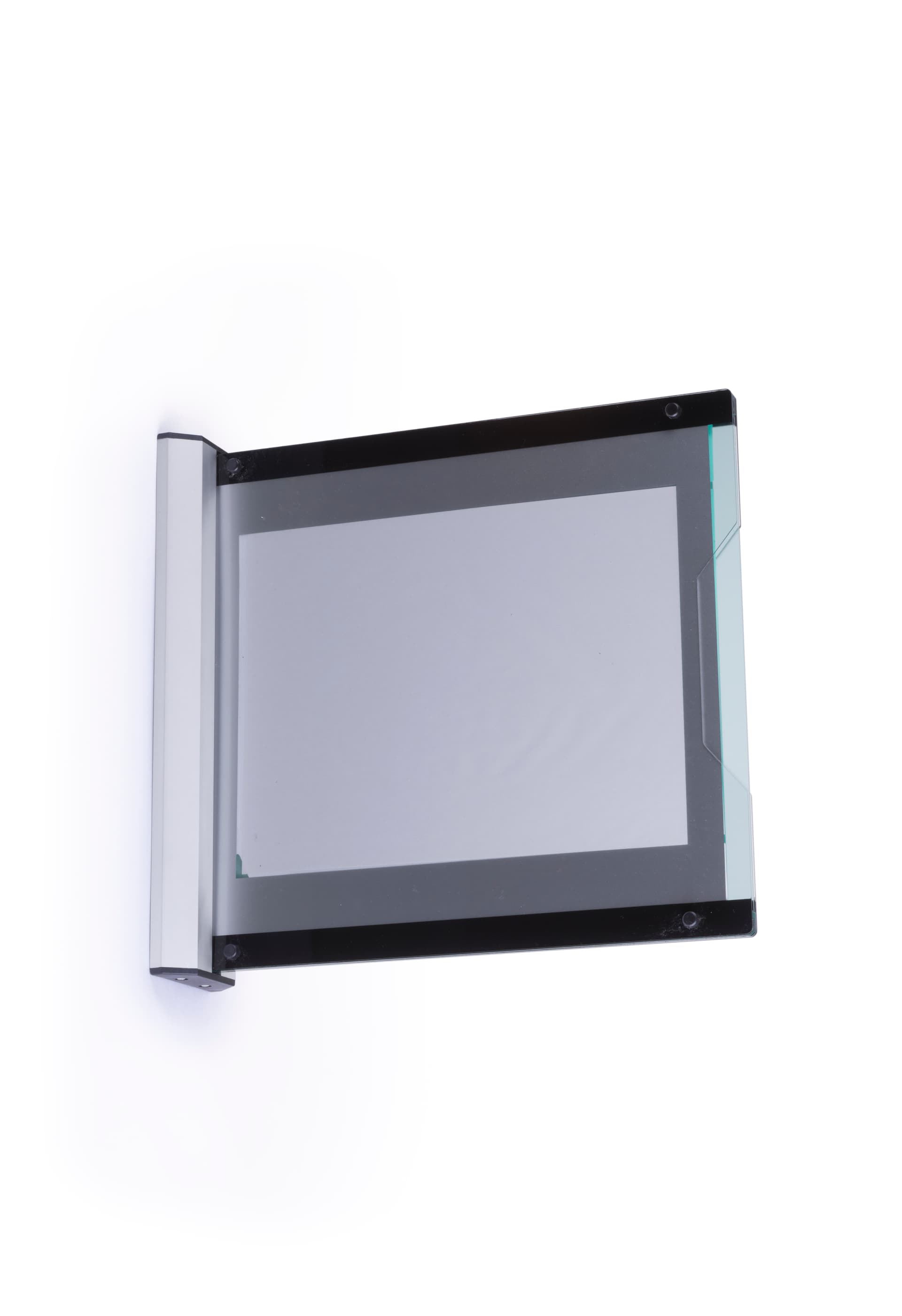Perpendicular Sign Holder | Two Wayfinding Graphics | Displays2Go