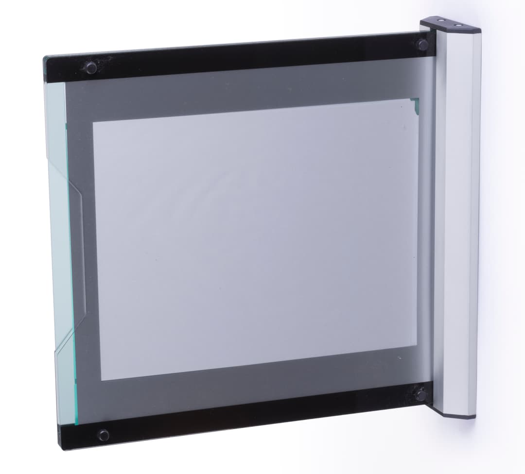 Perpendicular Sign Holder | Two Wayfinding Graphics | Displays2Go