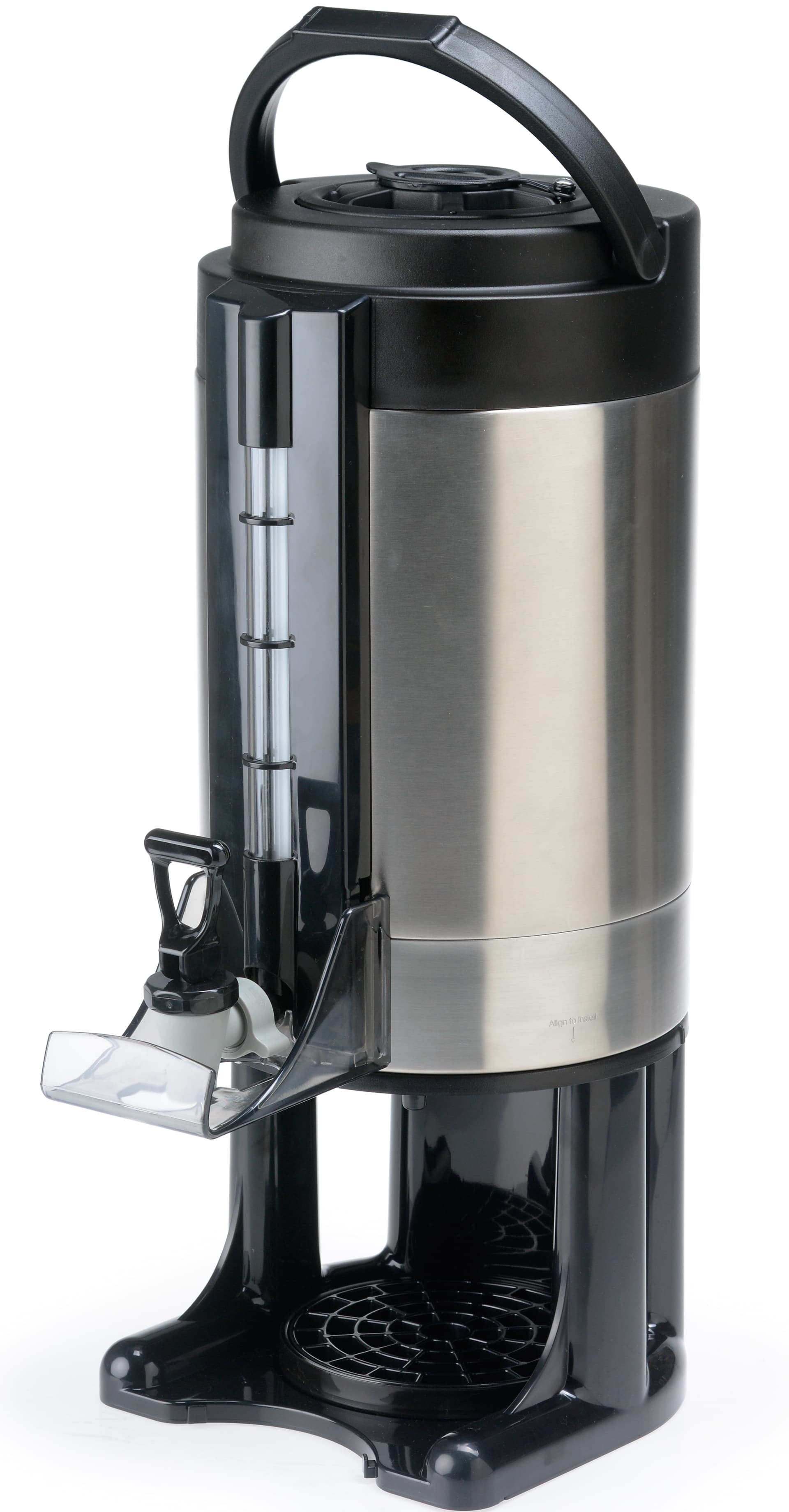 2 Gallon Coffee Airpot | Stainless Steel Lined Container | Displays2Go