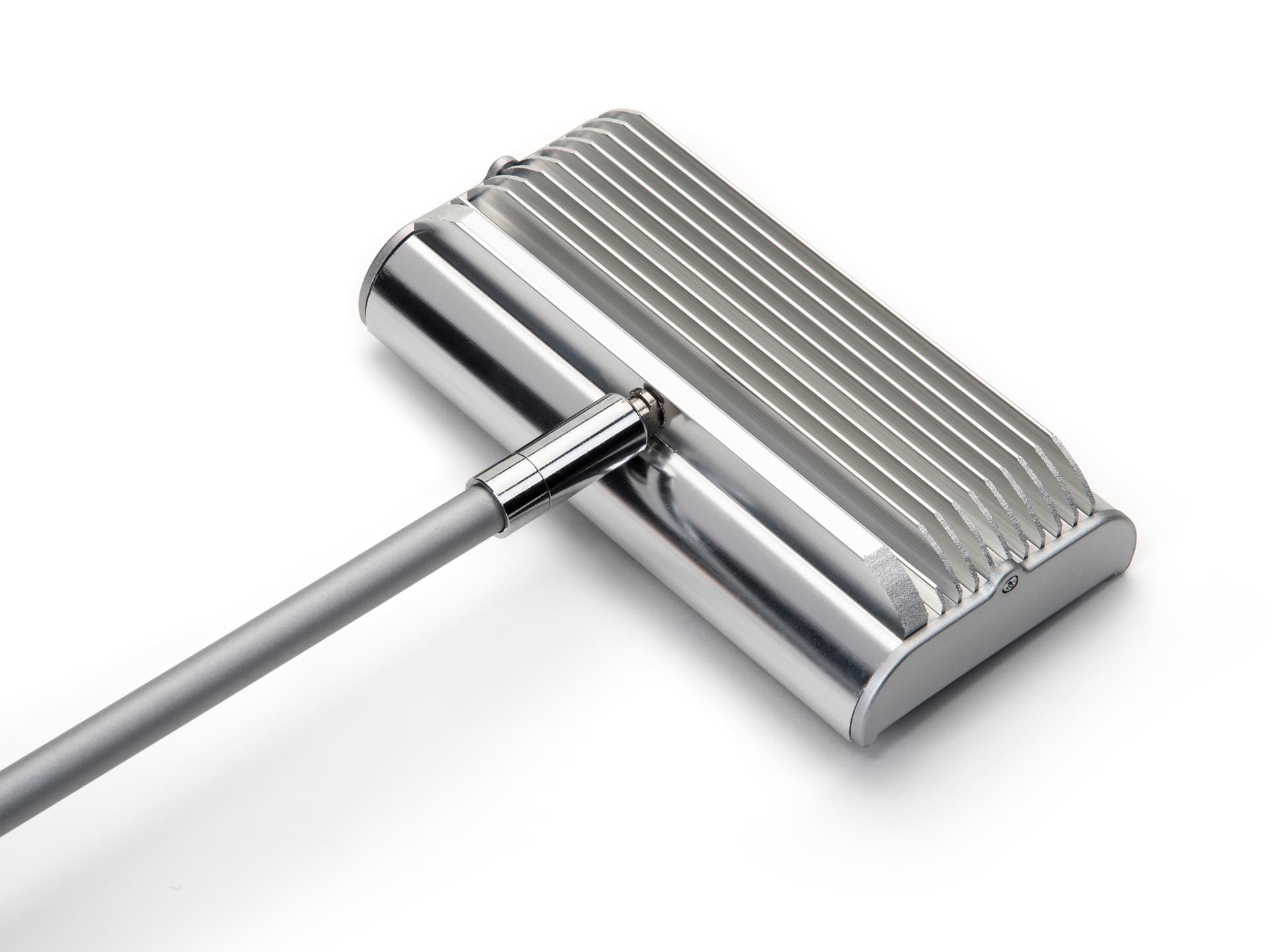 LED Display Arm Lights | LED Lighting w/ Brushed Silver Stems | Displays2Go