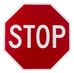 Portable Stop Sign | Dual Mountable Pole | Displays2Go