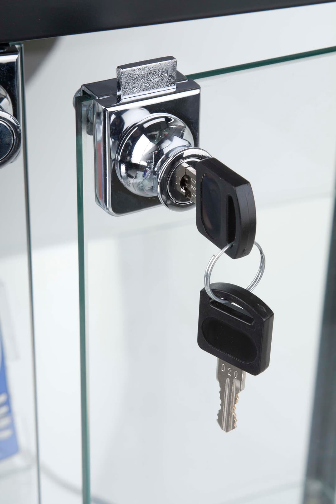 Trade Show Display Case | Exhibit Booth Cabinet with Rolling Container ...