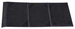 4” x 6” (3) Sided Table Tent | Black Leatherette Multi Panel | Displays2Go