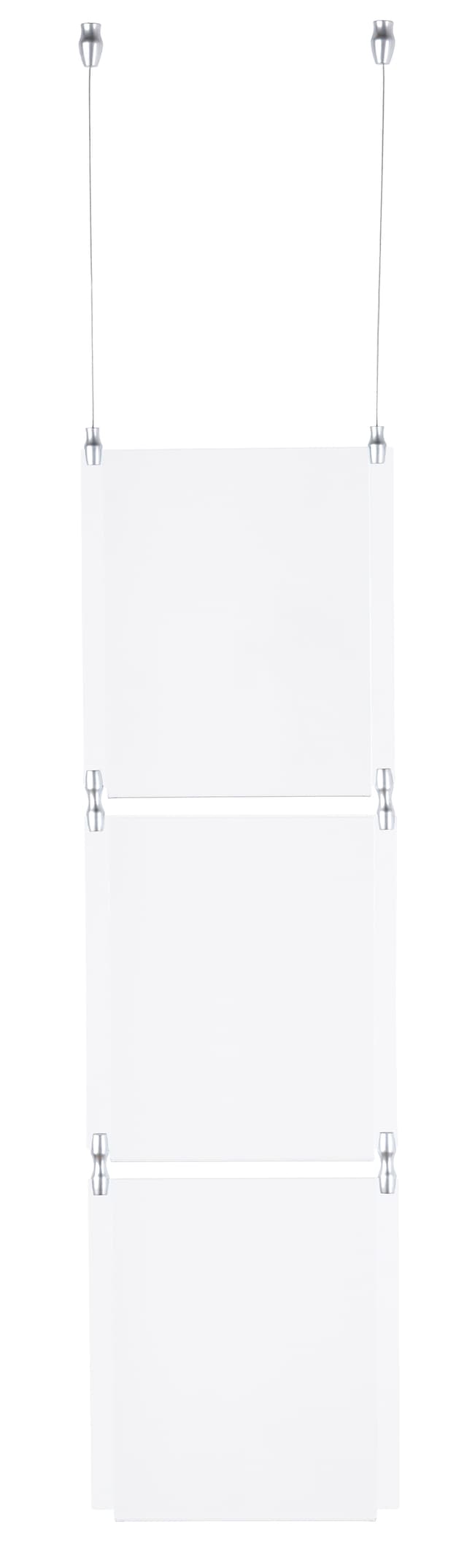 Ceiling Hanging Sign with Acrylic Frames & Cable Matrix | Displays2Go