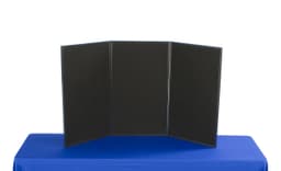 Exhibition Display Boards | Grey Fabric, Double Sided | Displays2Go