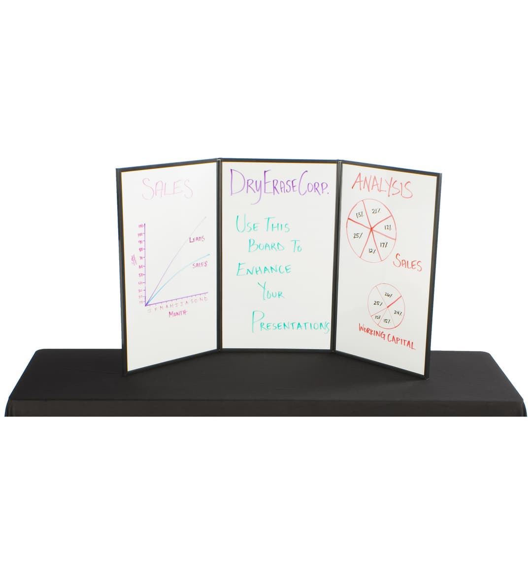 3-Panel Display | Great Tabletop Board for Trade Show Event | Displays2Go