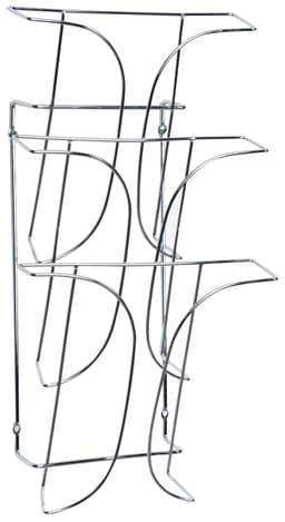 3-Tier Magazine Rack | Literature Display With Wire Construction ...