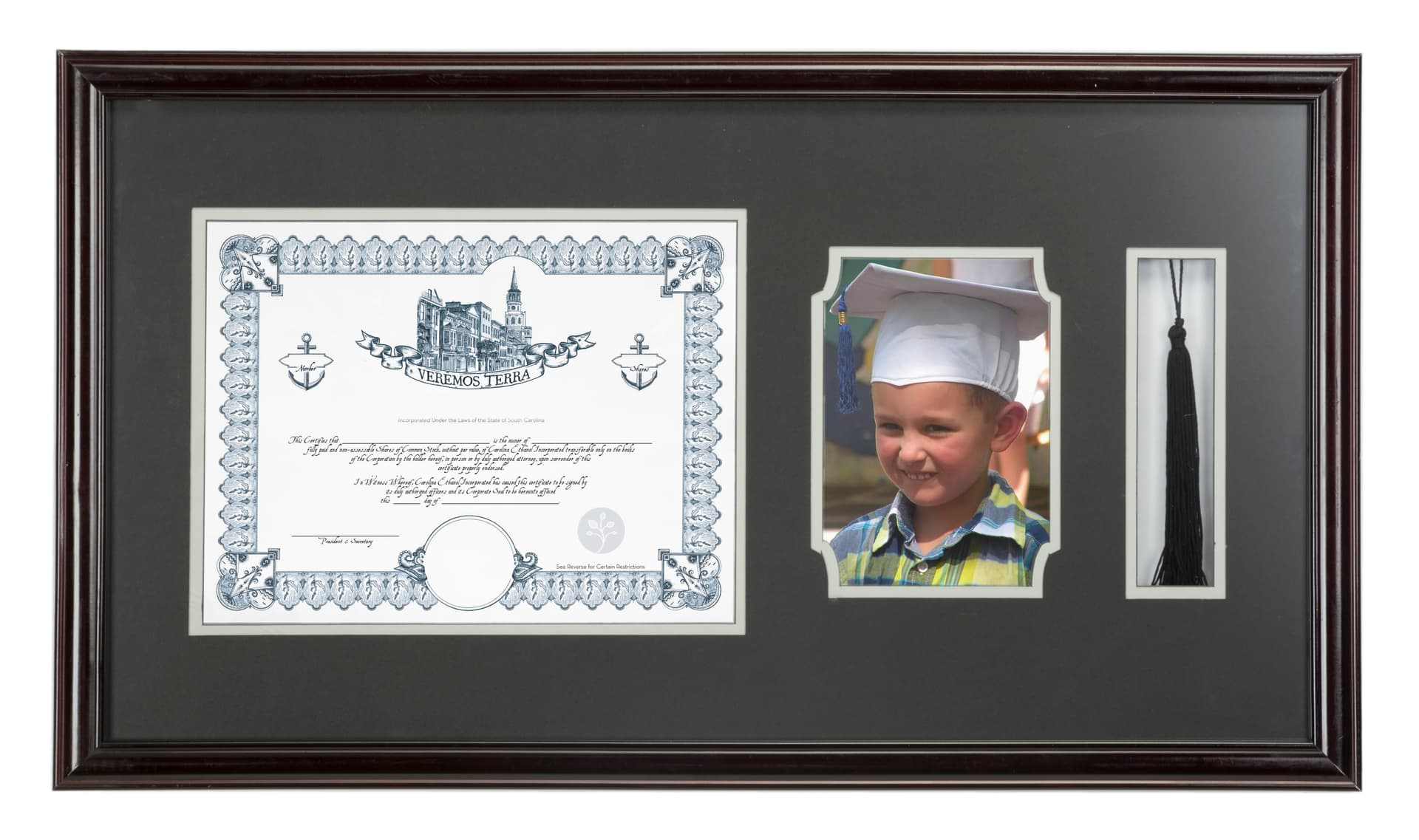 High School Diploma and Tassel Frame | Holds 2 Photos | Displays2Go