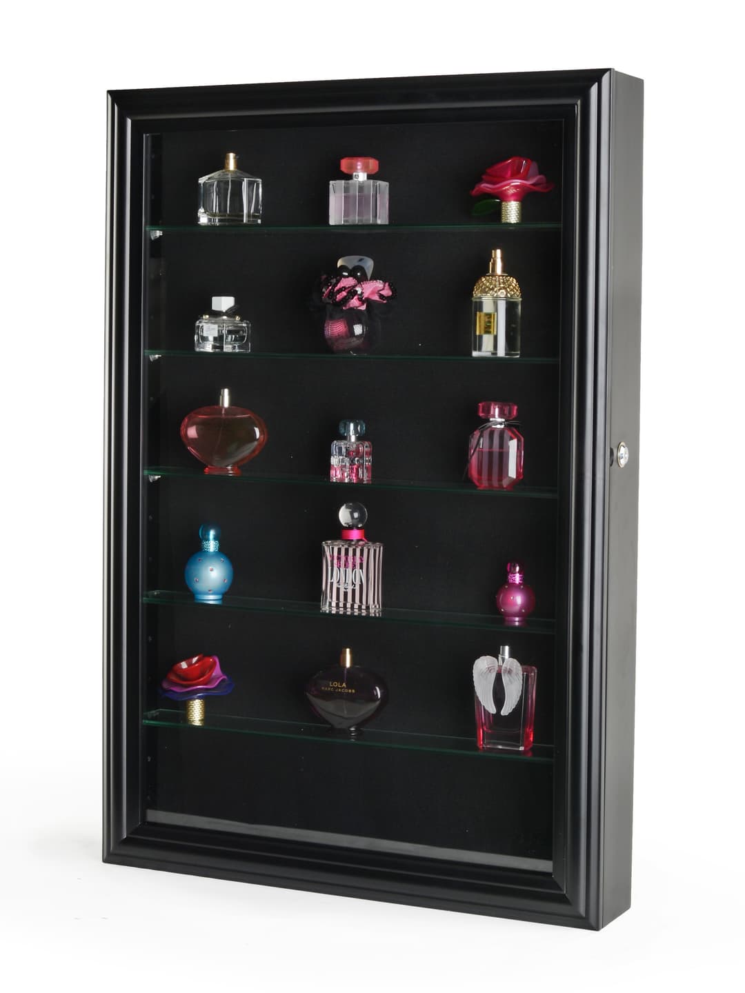 Shadow Box with Glass Door | (5) Tempered Glass Shelves | Displays2Go