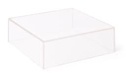 Clear Acrylic Cubes | Set of 3 Product Risers | Displays2Go