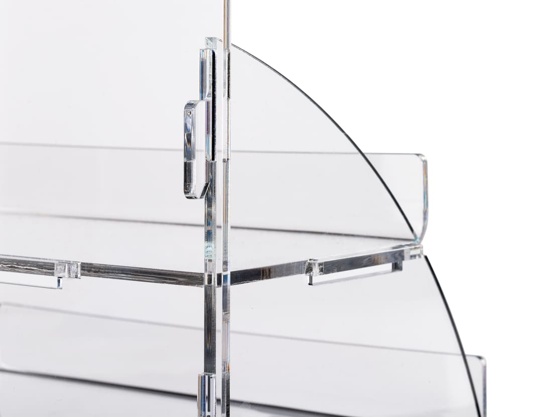 Three Tiered Acrylic Retail Countertop Rack | Easy Assembly | Displays2Go