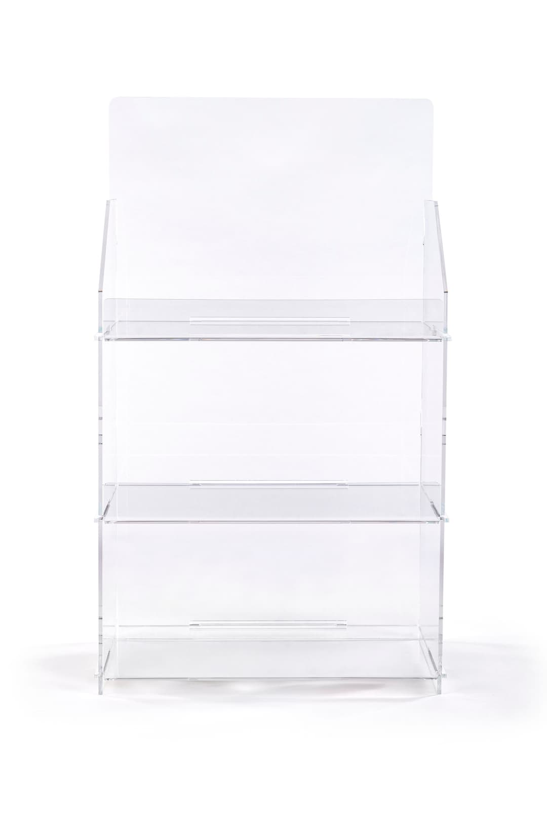 3 Shelf Countertop Acrylic Tower Stand | Ships Flat | Displays2Go