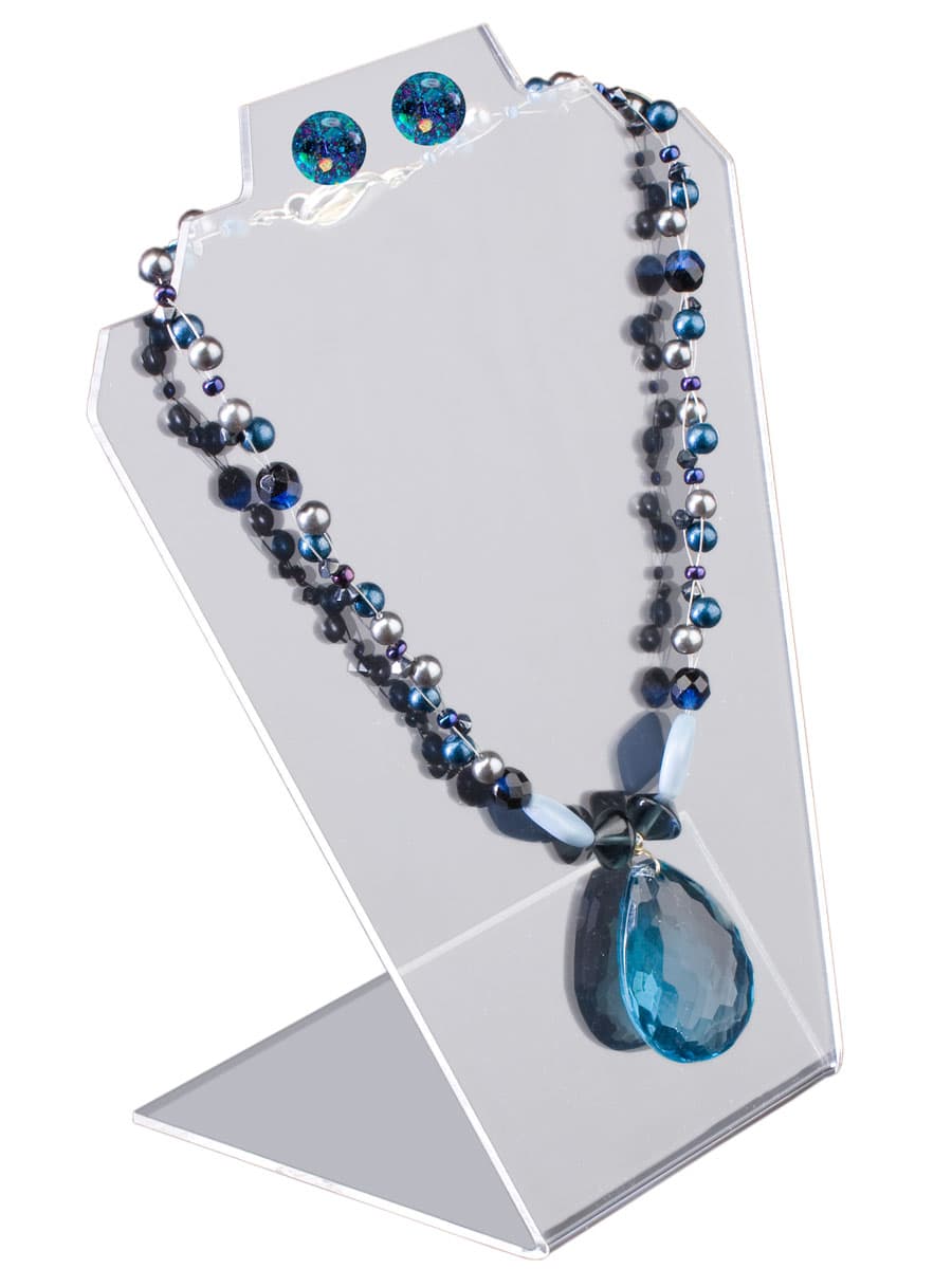 Clear Necklace Holder | Countertop Display | Displays2Go