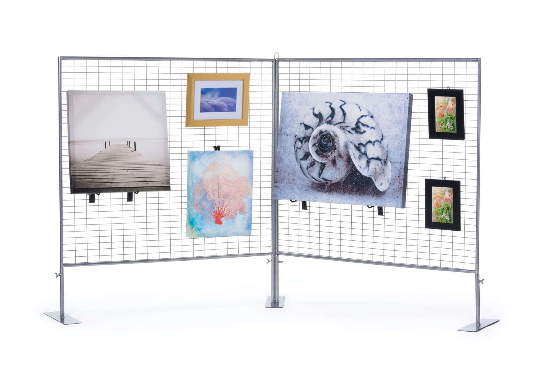 Counter Art Display Grid | 2” x 1” Mesh Pattern | Displays2Go