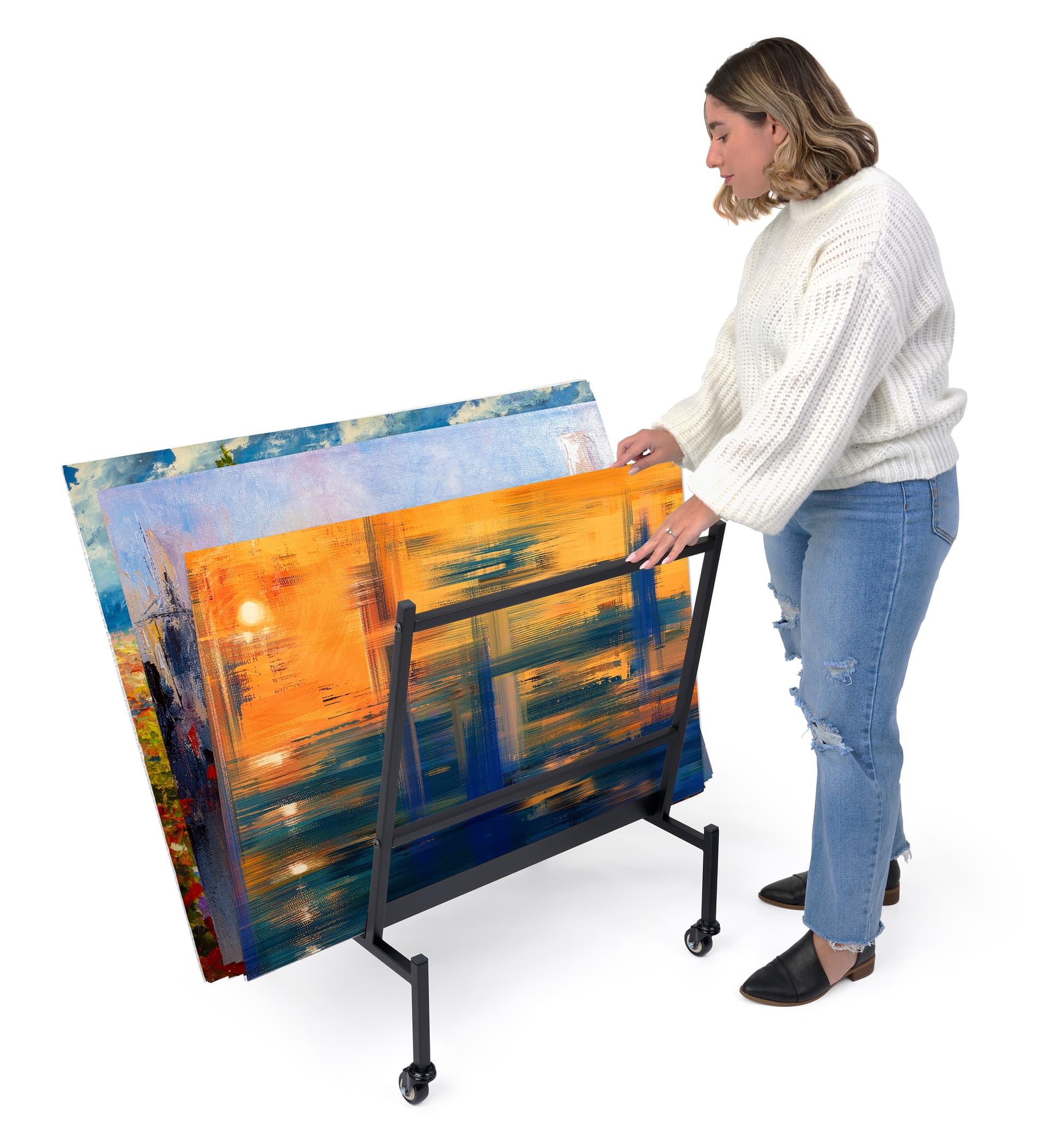 Print Storage Rack | Long Lasting Durable Steel Construction | Displays2Go