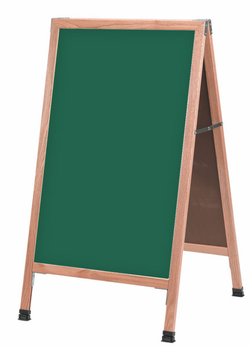 Double Sided Sandwich Board Signs | Write-on Green Surface | Displays2Go