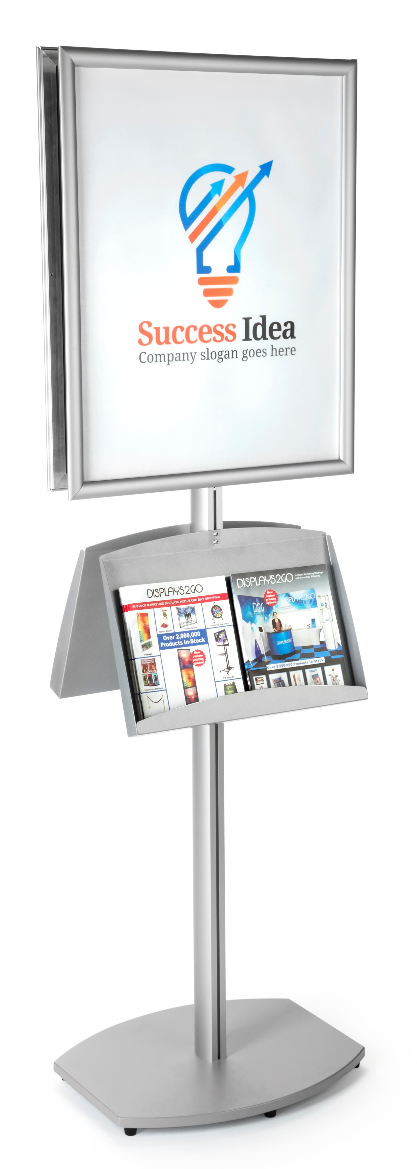 Double-Sided 6' Display Stand for Literature & Signage | Displays2Go