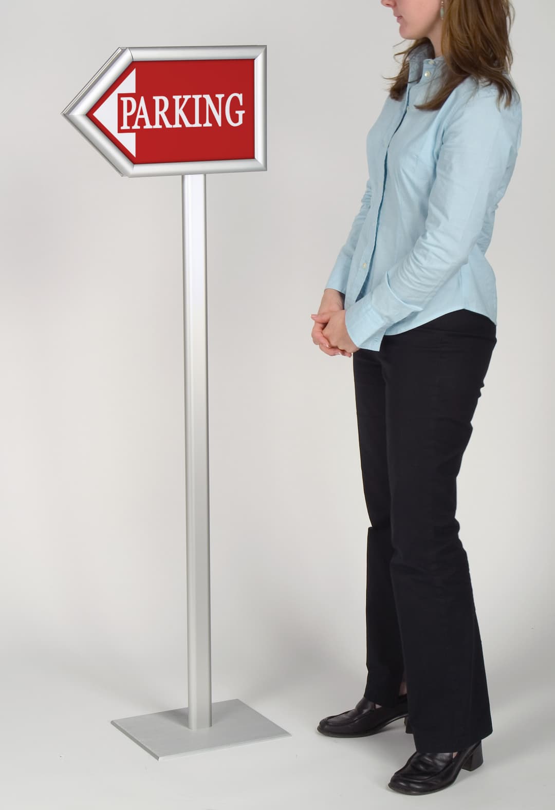 Lobby Sign | Retail Store & Commercial Setting Arrow | Displays2Go