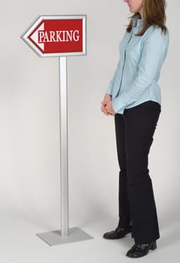 Lobby Sign | Retail Store & Commercial Setting Arrow | Displays2Go