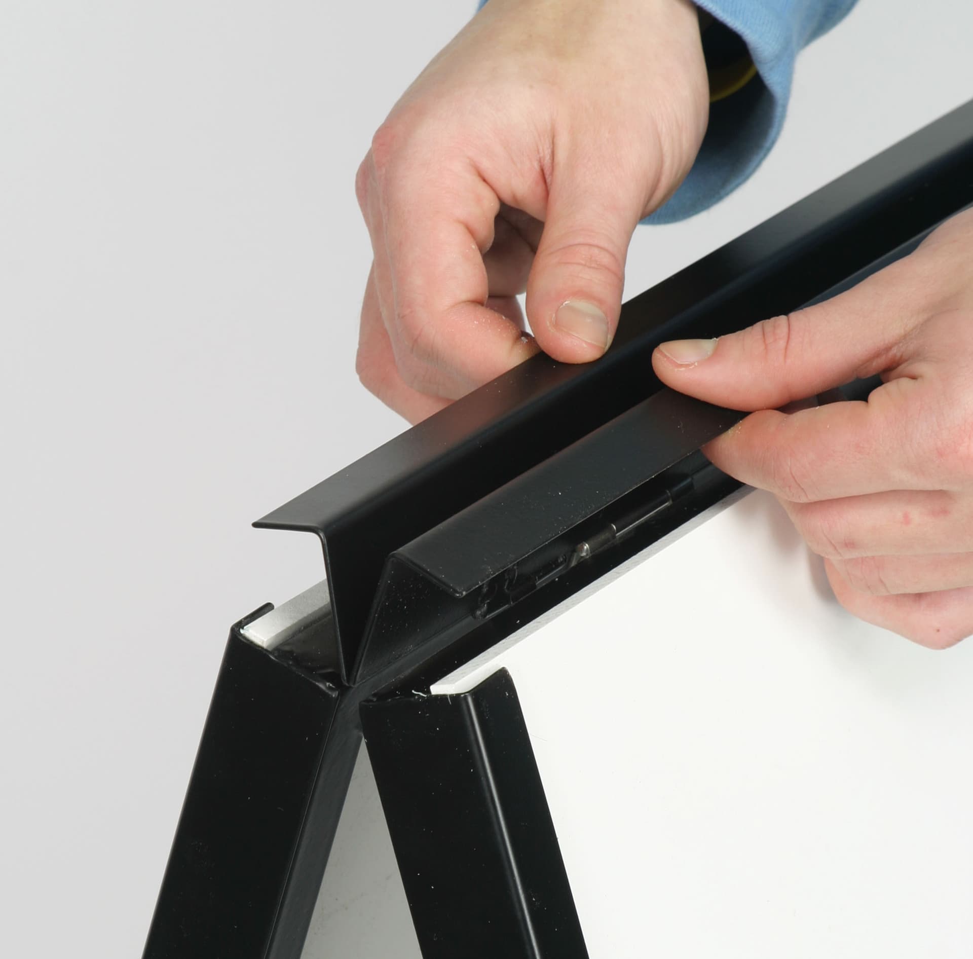 22 x 28 Yard Sign Frames | Black Steel Holder w/ Poster Slots | Displays2Go