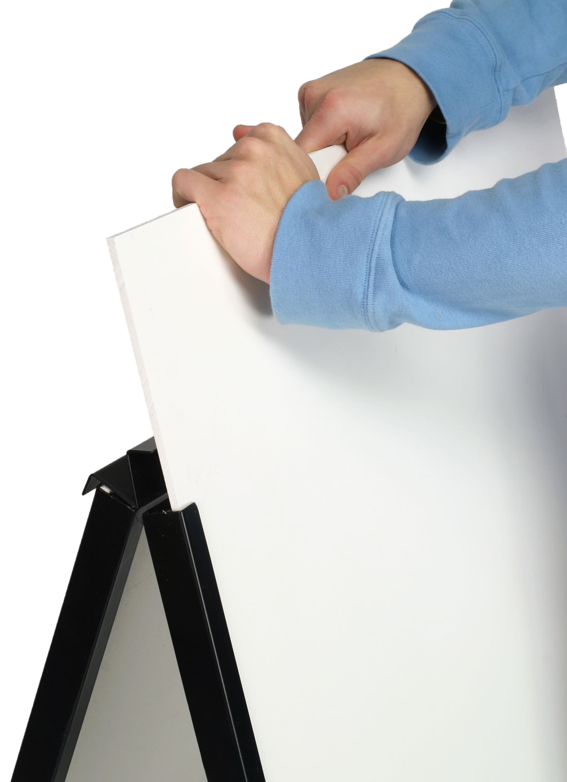 Yard Sign Holders | Black Steel Construction - For Large Posters ...