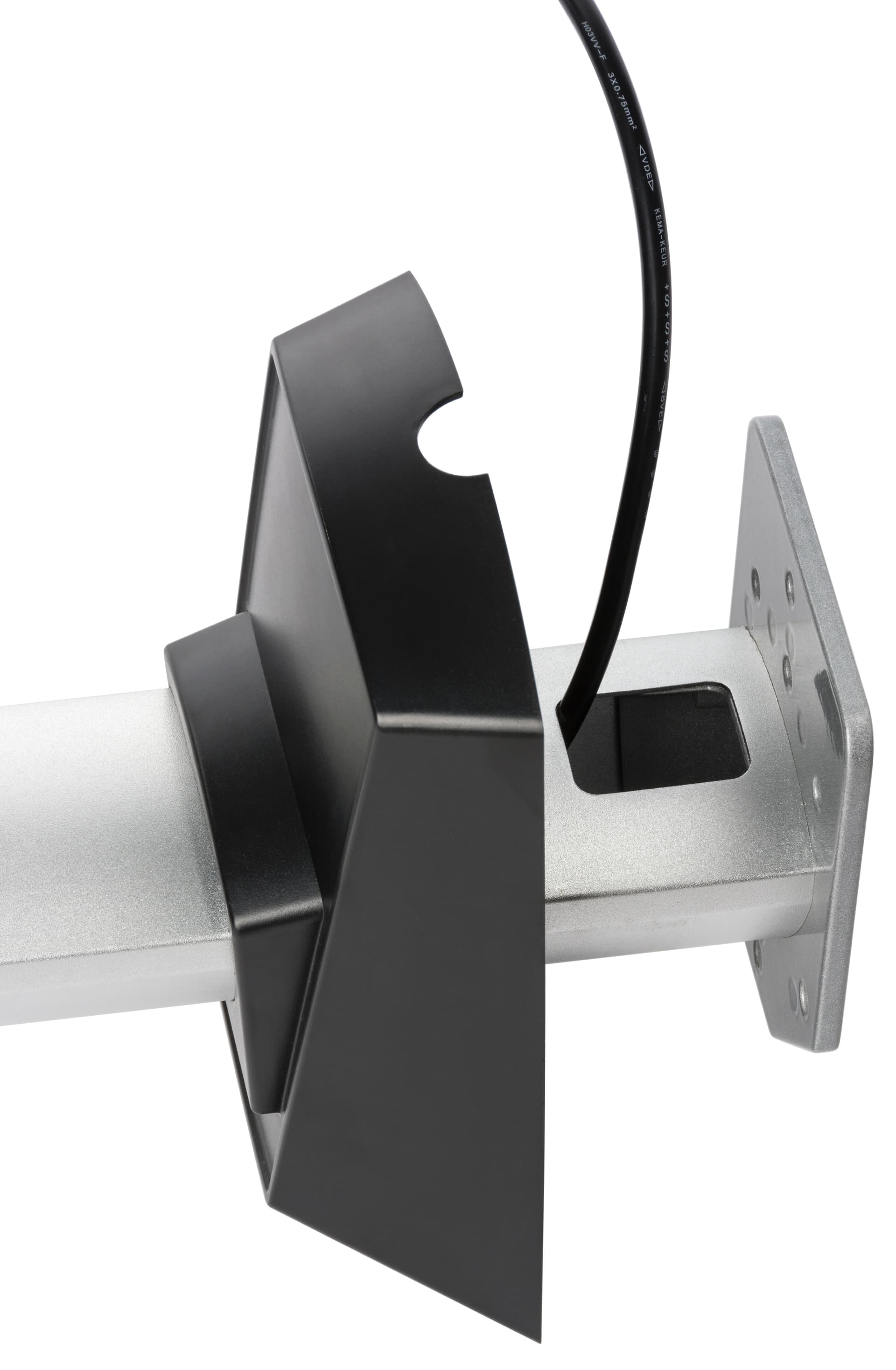 Projector Wall Mount | Silver Aluminum and Cable Management | Displays2Go