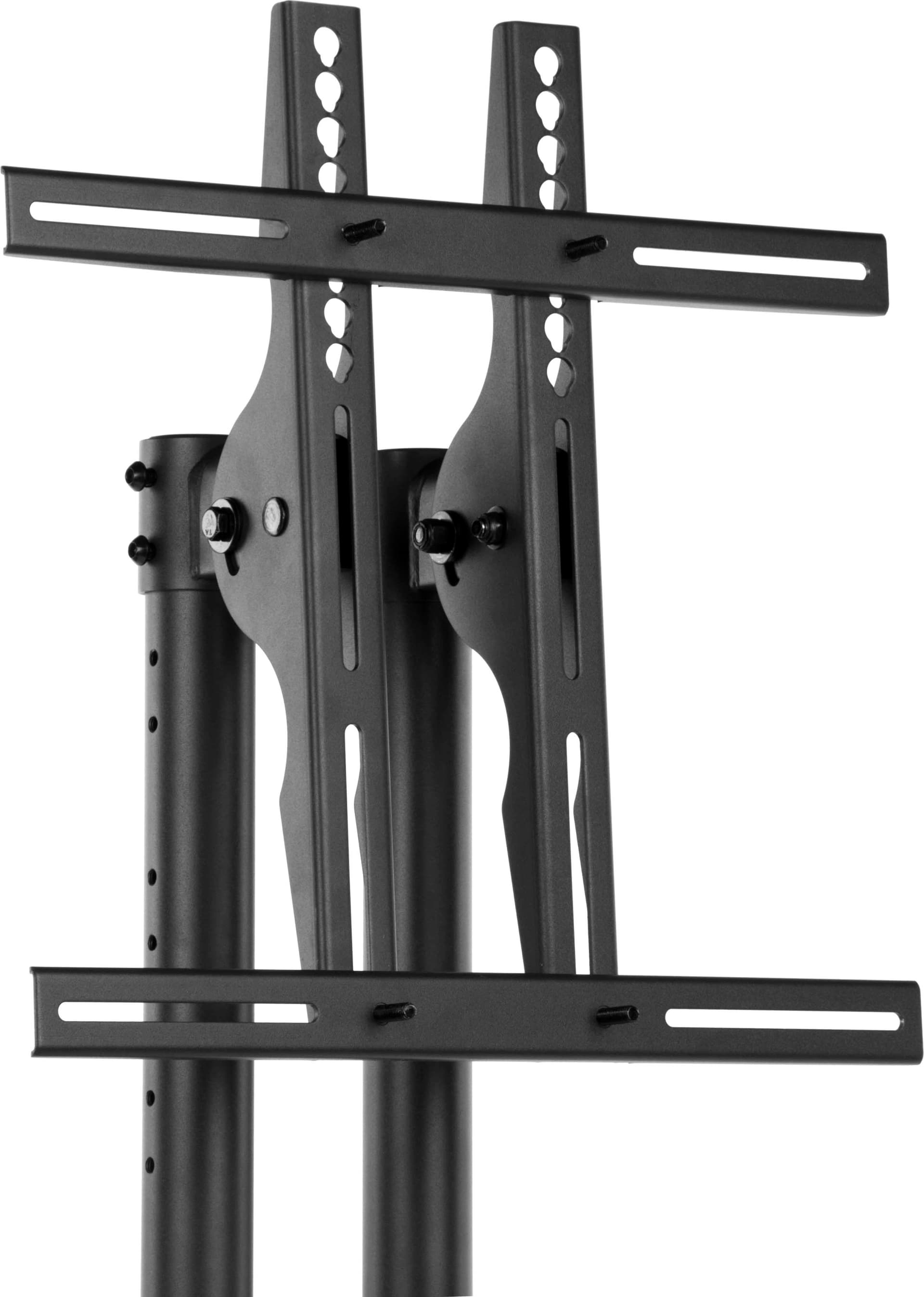 TV Stand with Security Cabinet | Adjustable Mount and Locking Storage ...