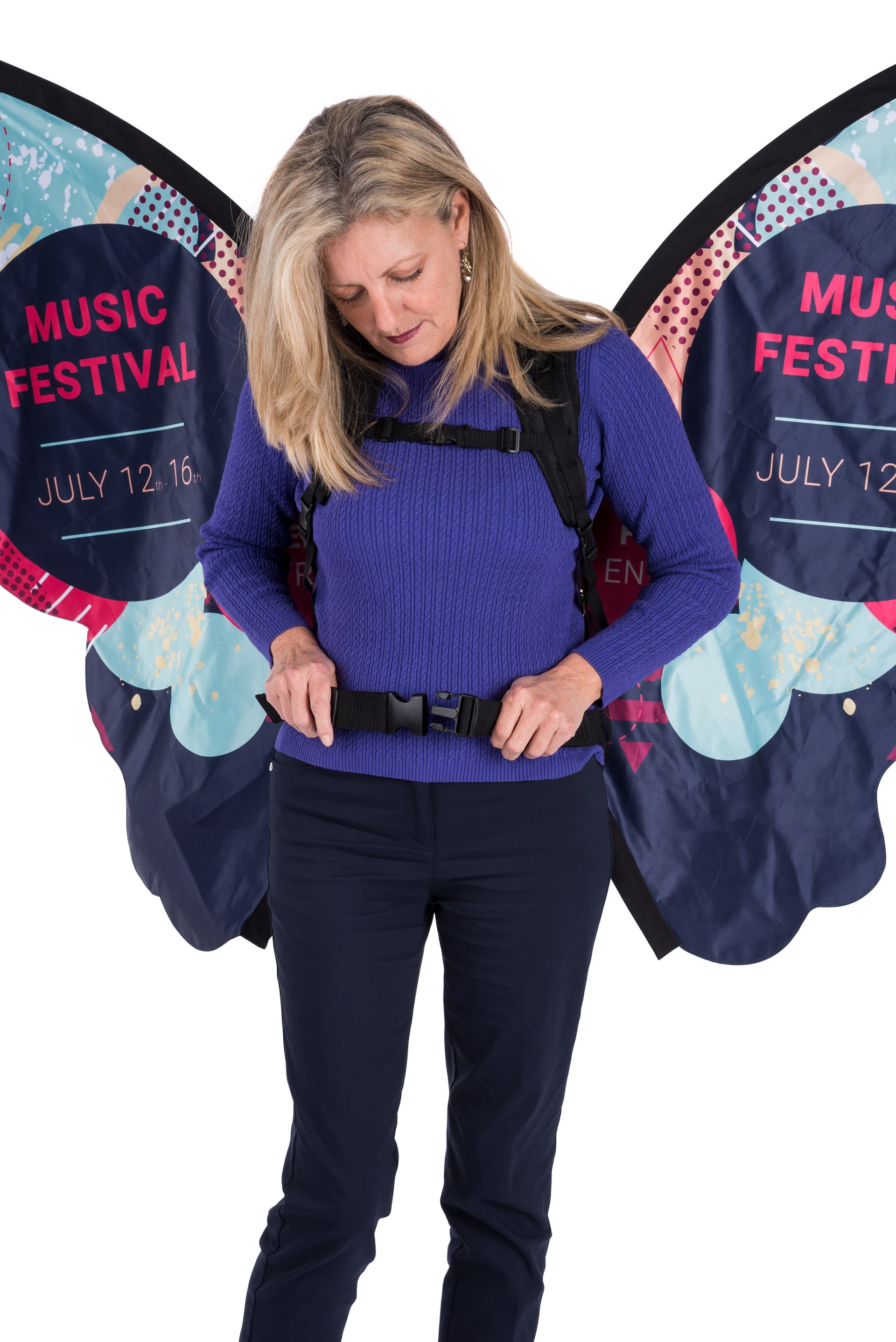 Walking Butterfly Backpack Advertising | Custom UV Printing | Displays2Go
