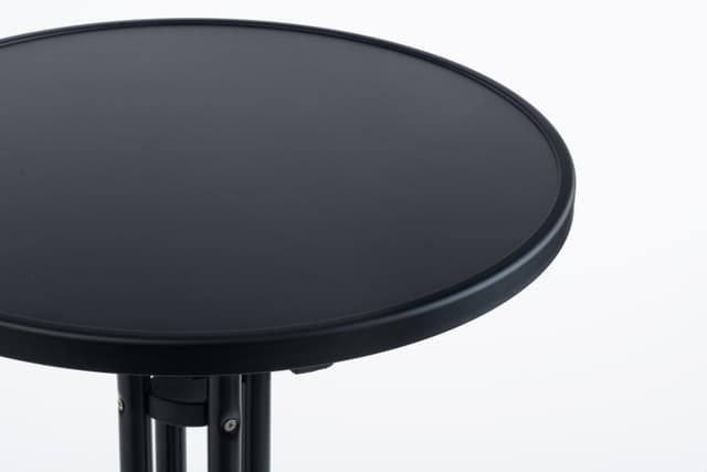Highboy Tables | Event Cocktail Tables - Black MDF Top | Displays2Go
