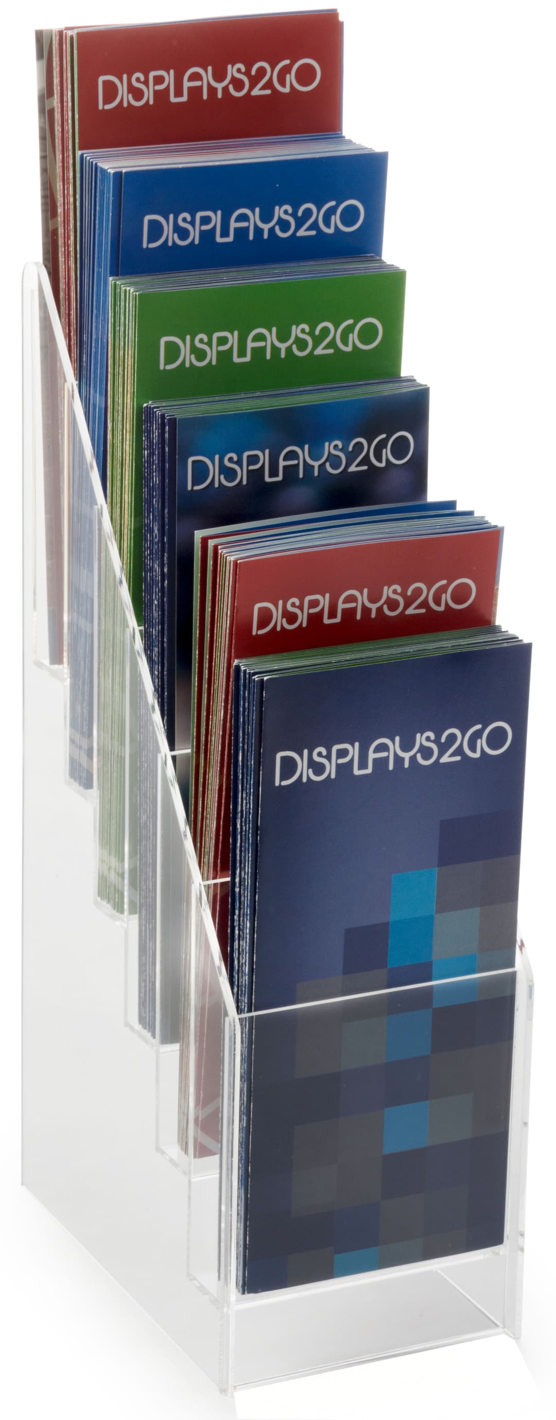 Leaflet Dispensers | Brochure Holders for Up to 90 Pamphlets | Displays2Go