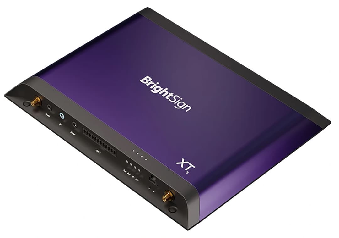 Brightsign XT1145: Live Stream Media Player | 4K Video Zoning | Displays2Go