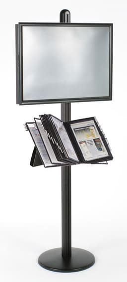 These 22x28 Floorstanding Sign Holders with Organizers Are Sure To Draw ...