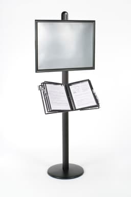 22x28 Sign Holder Stand with Binder for Reference Sheets | Displays2Go