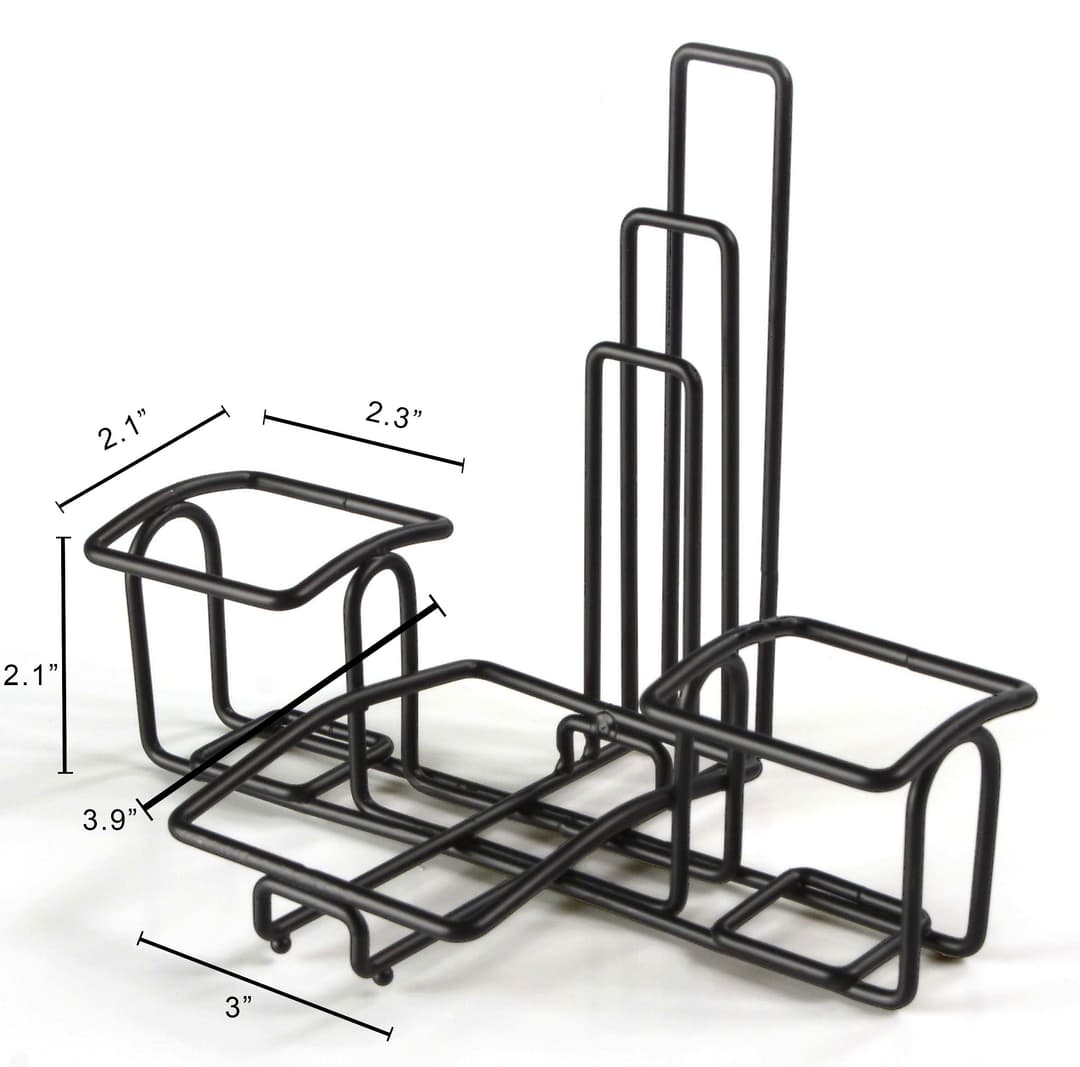 Table Caddies - Large Compartment & Side Salt & Pepper Holders ...