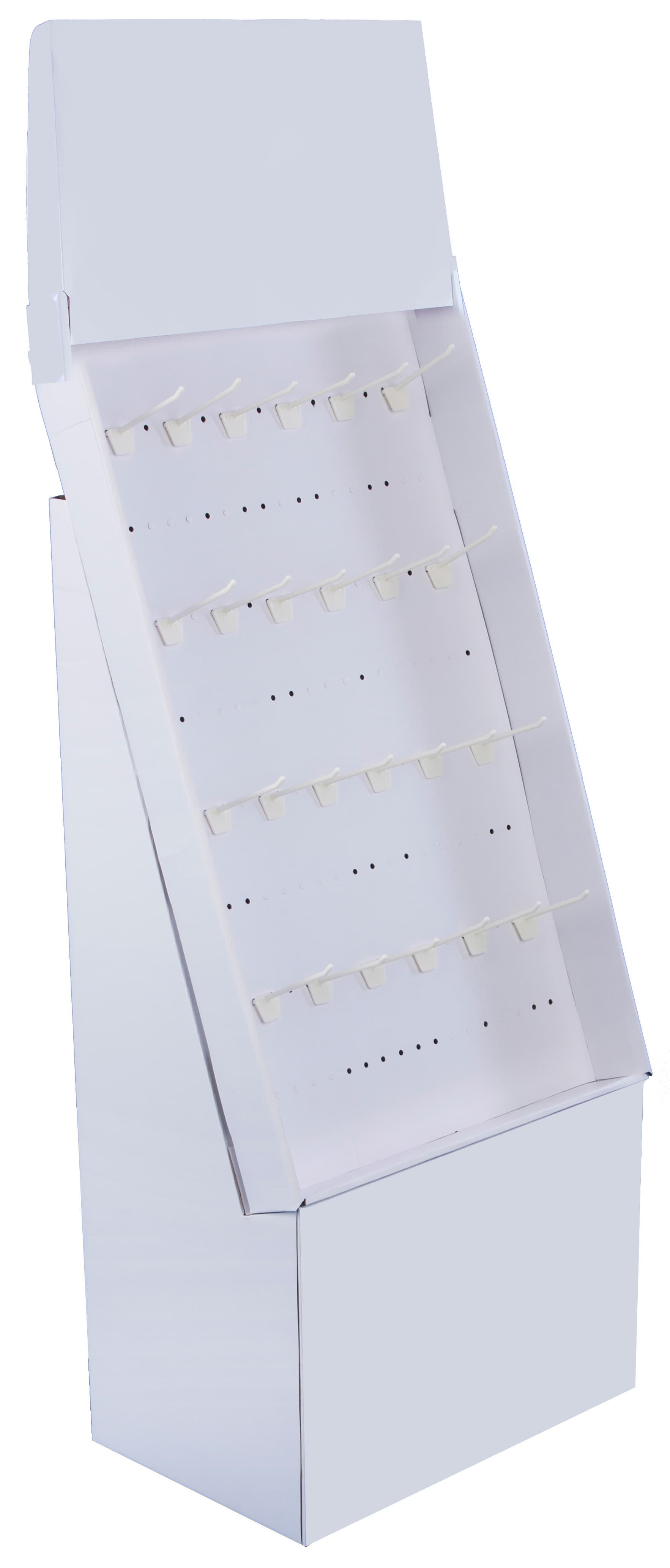Cardboard Point of Purchase Displays | (30) Hooks Included | Displays2Go