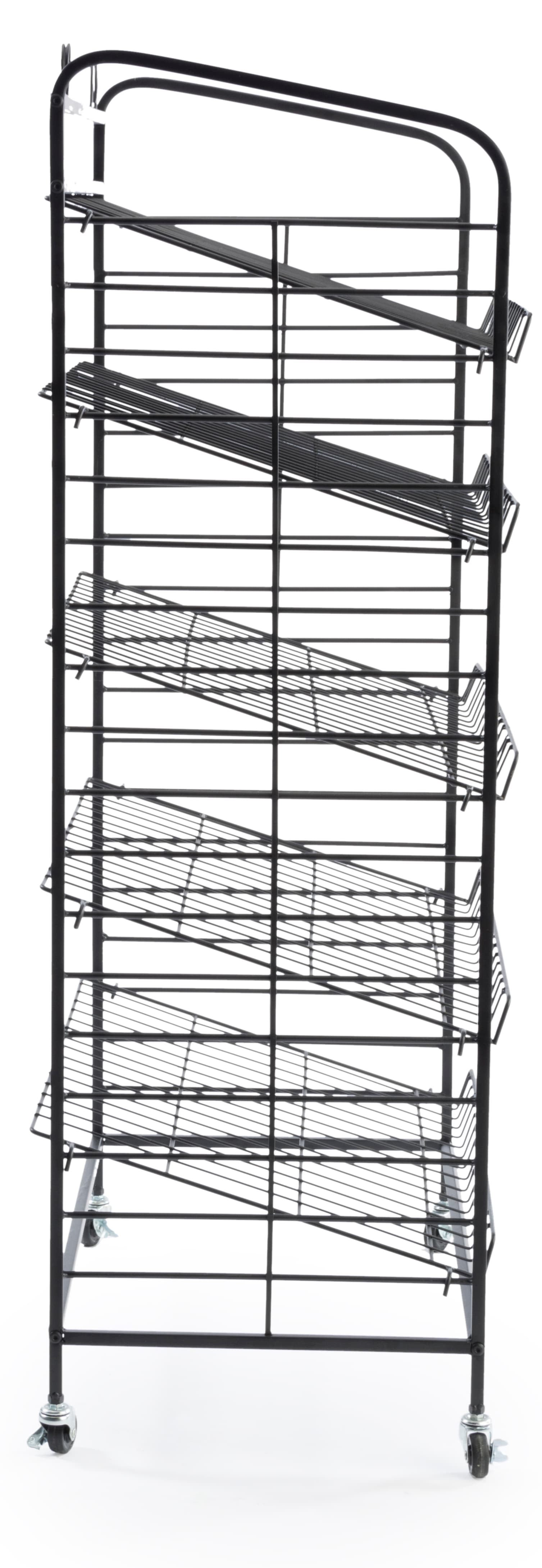 (5) Shelf Bakers Rack | Adjustable Shelves & (2) Sign Holders | Displays2Go