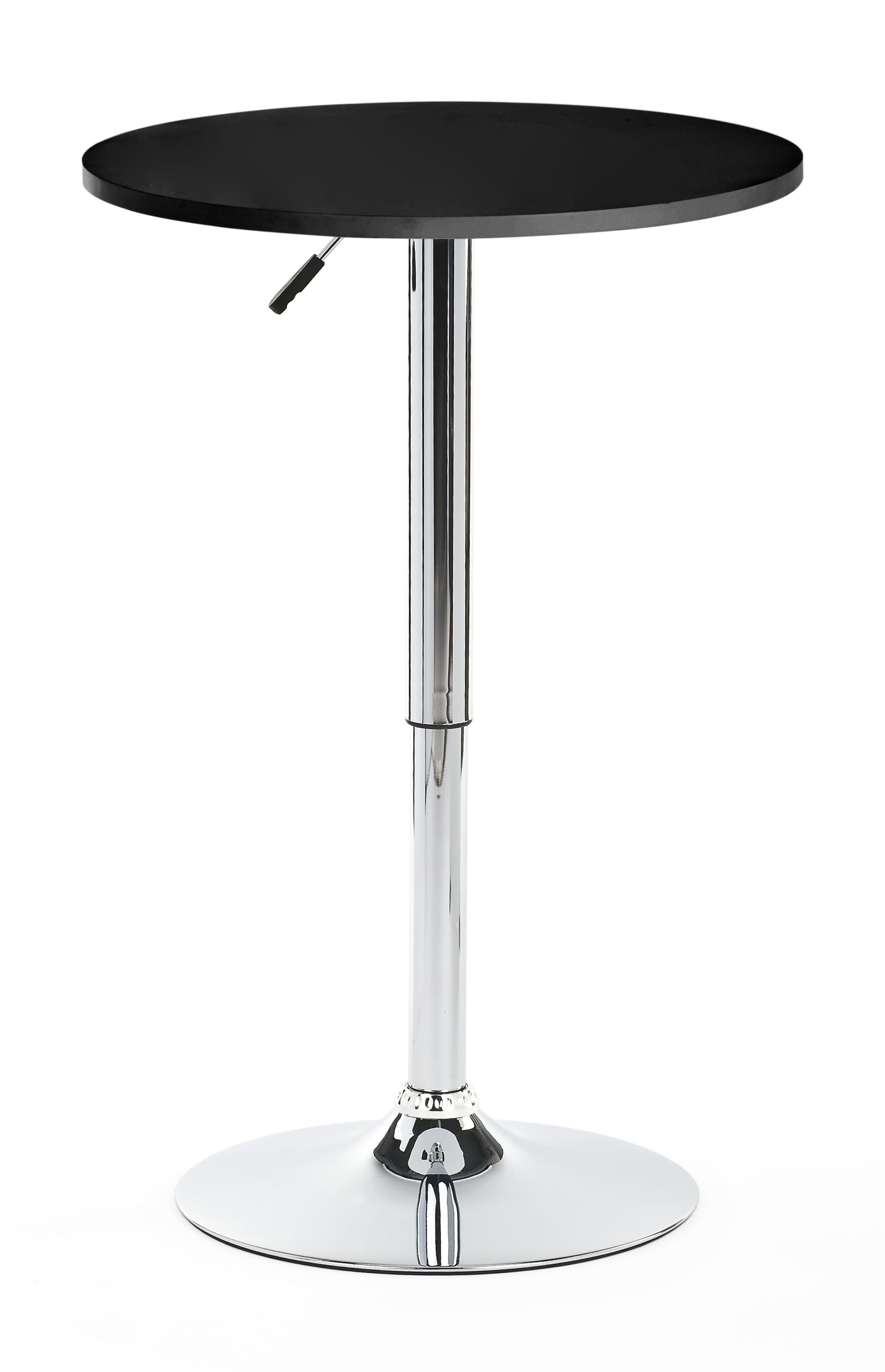 Hydraulic Bar Table | Black Top, Height Adjustable | Displays2Go