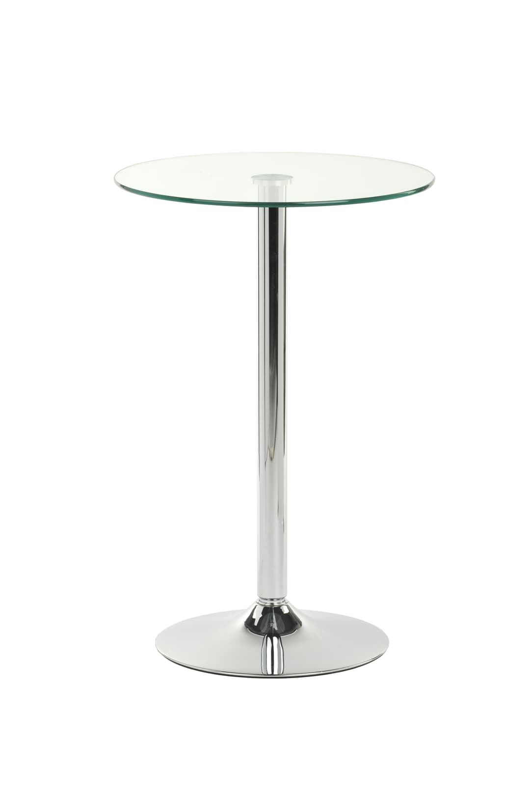 Glass High Top Table | Modern Dining and Bar Display | Displays2Go