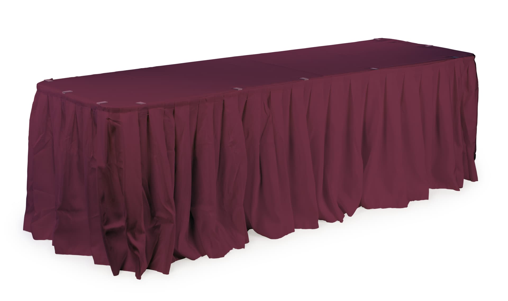 Banquet Table Skirting | Box Pleated for Round & Rectangular Tables ...