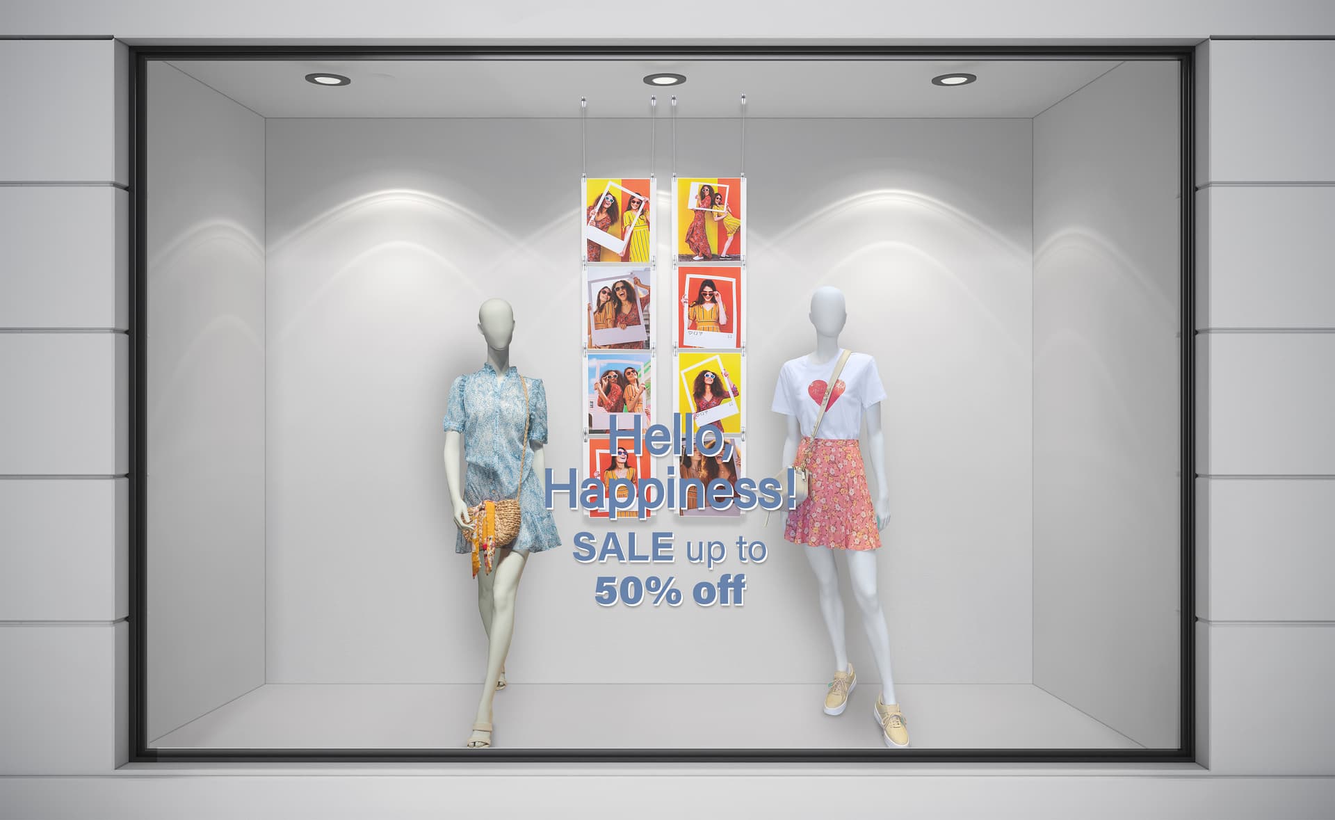 Storefront Sign Kit | Acrylic Frame Display Fixture | Displays2Go