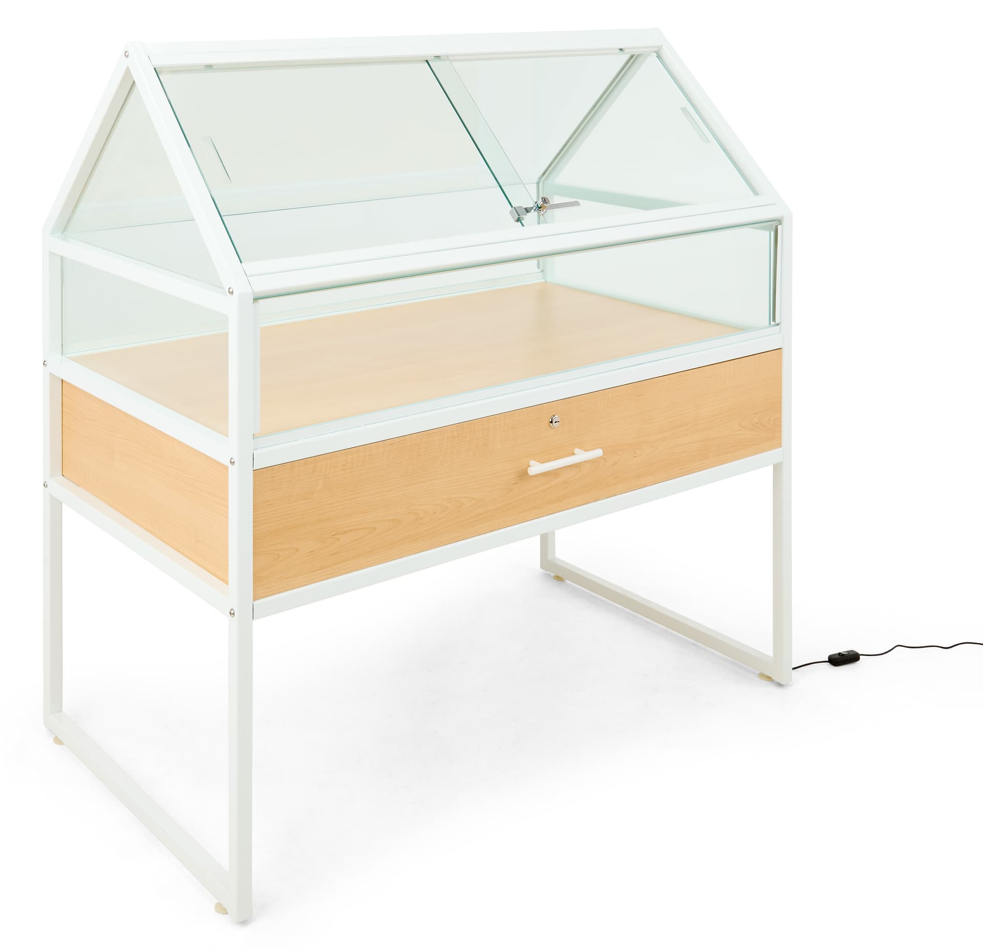 Table Showcase Display | Illuminated Interior | Displays2Go