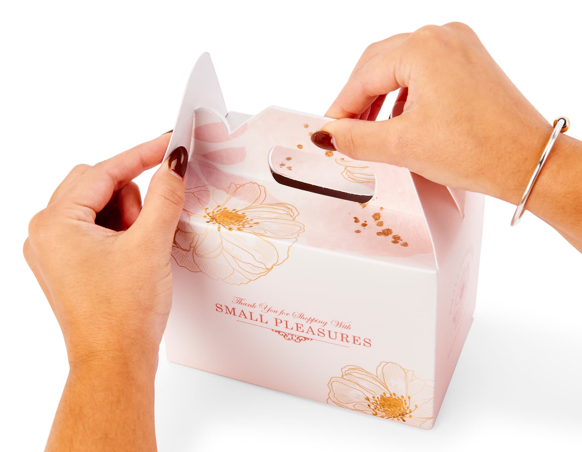 Custom Gable Gift Boxes | Shipped Flat in Bulk Amounts | Displays2Go