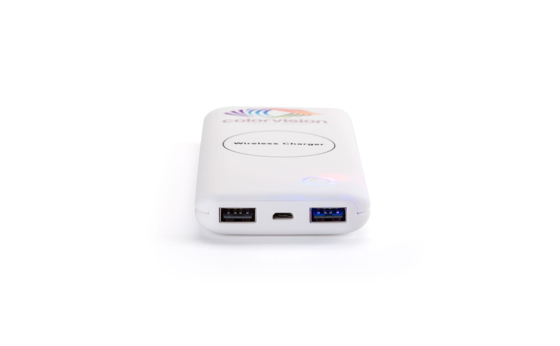 Branded Wireless Charger Bank | 8000 mAh Battery Capacity | Displays2Go