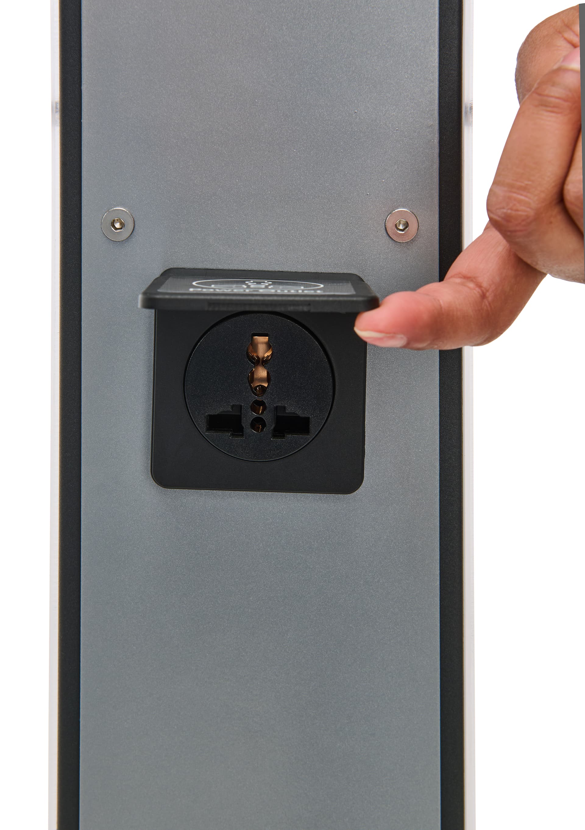Phone Charging Station Kiosk | Two Universal Outlet | Displays2Go
