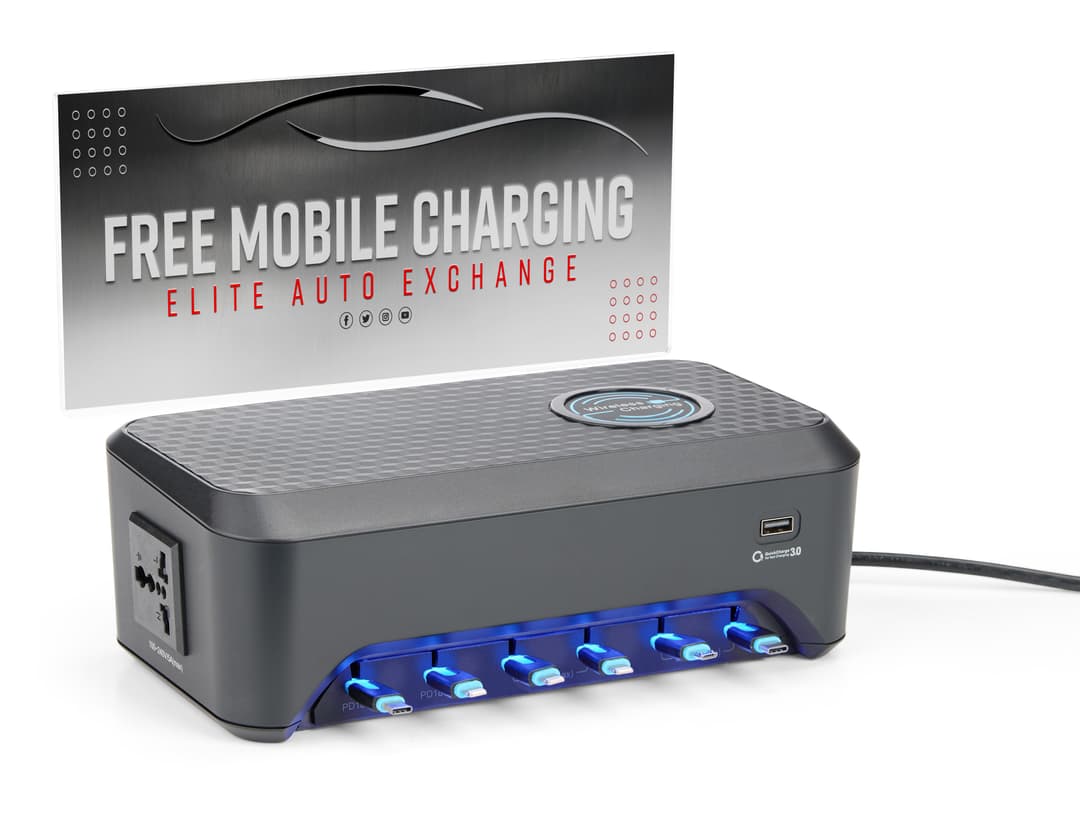 Charging Station for Countertop | Wireless Charging Pad | Displays2Go