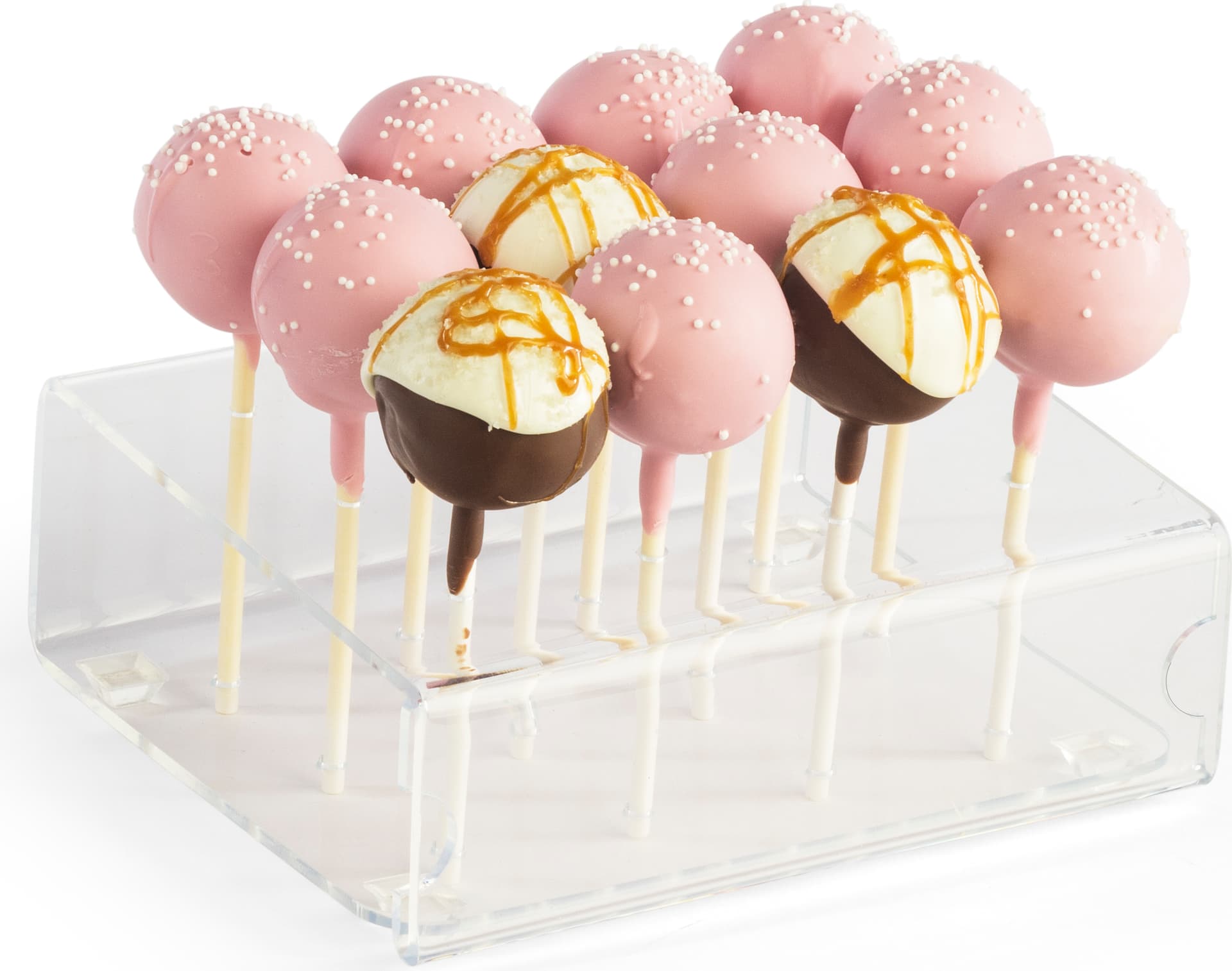 Acrylic Cake Pop Stand | Holds Up to 12 Skewers | Displays2Go