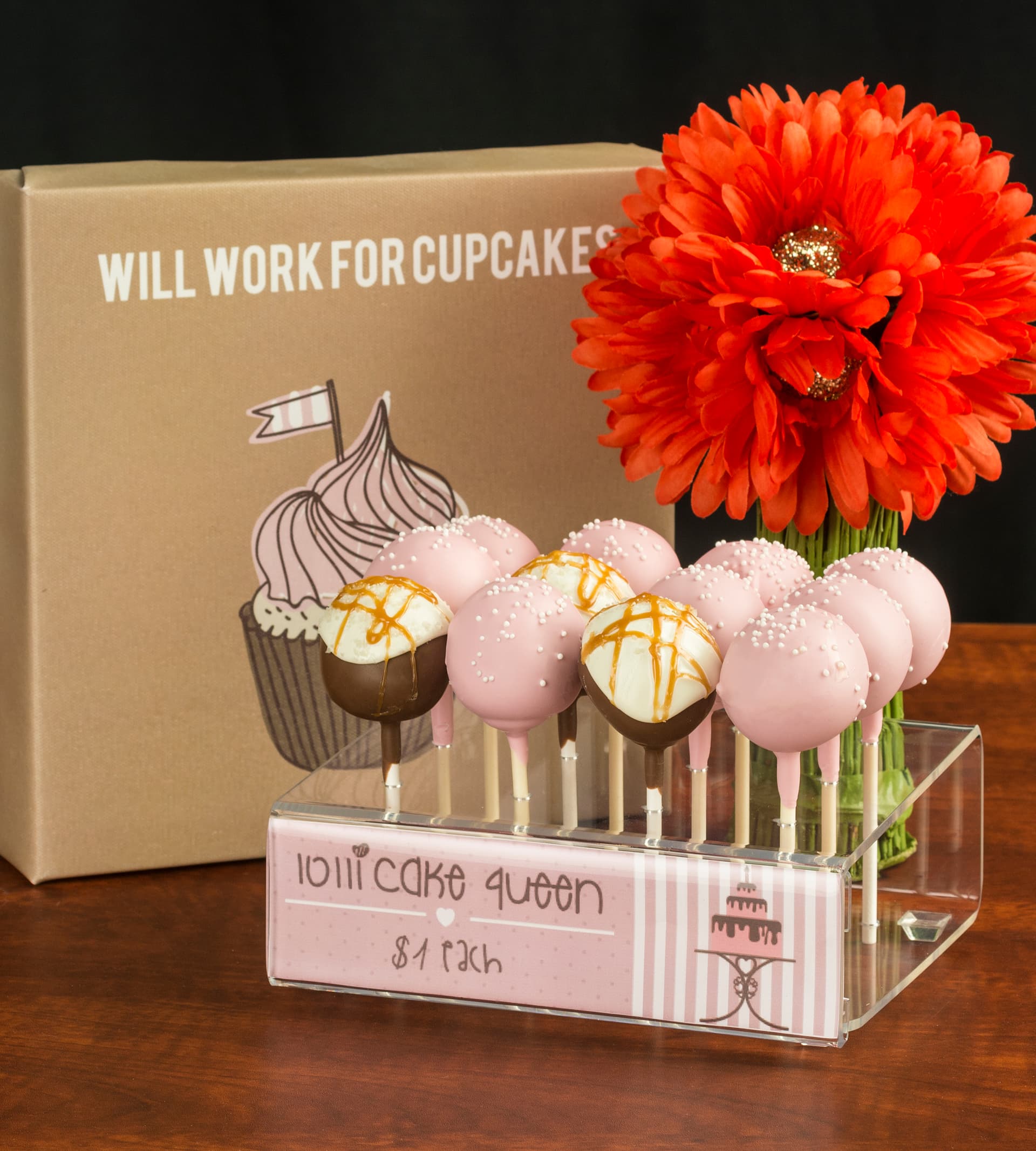 Acrylic Cake Pop Stand | Holds Up to 12 Skewers | Displays2Go